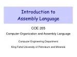 PPT - Introduction to 8086 Assembly Language Programming PowerPoint ...