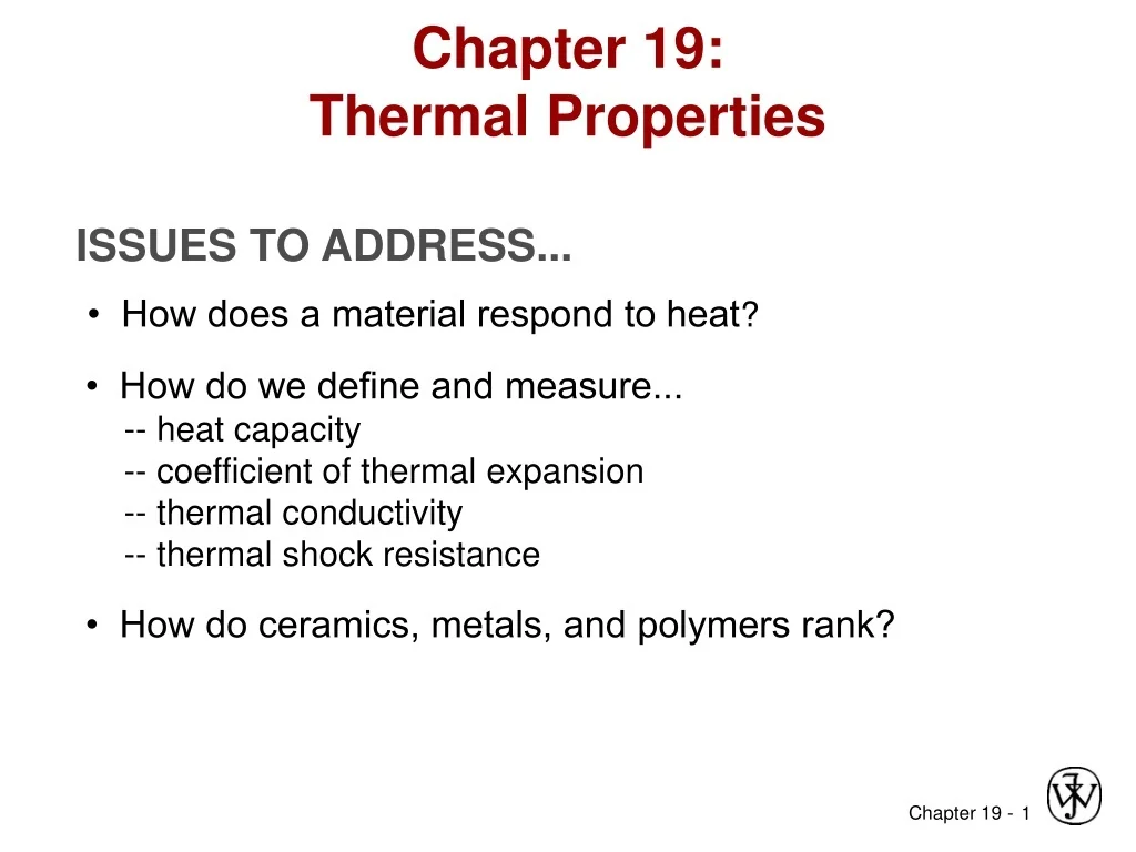 PPT - Thermal Properties in Materials PowerPoint Presentation, free ...