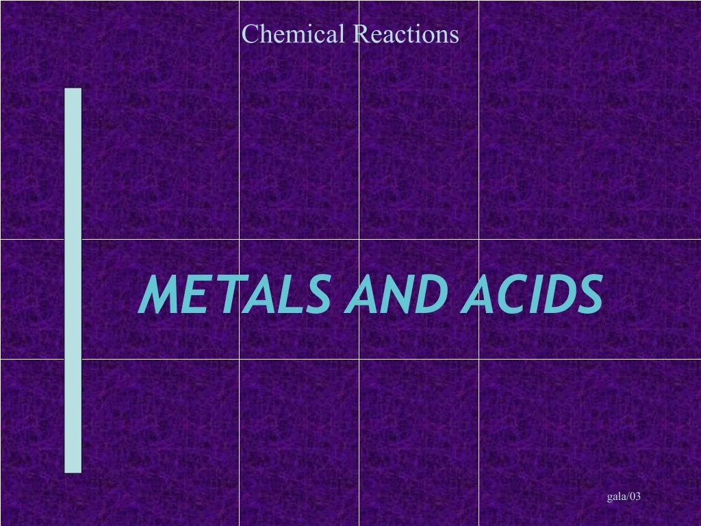 PPT - Metal and Acid Reactions in Laboratory PowerPoint Presentation ...