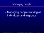 PPT - Managing people PowerPoint Presentation, free download - ID:5805175