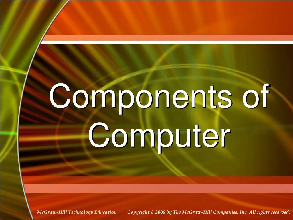 PPT - Components of Computer PowerPoint Presentation, free download ...