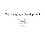 PPT - Oral Language Development PowerPoint Presentation, free download ...