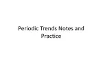 PPT - Periodic Trends Notes PowerPoint Presentation, free download - ID ...