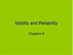 PPT - Reliability and Validity PowerPoint Presentation, free download - ID:453894
