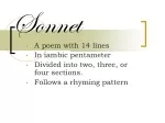 PPT - Sonnet 19 PowerPoint Presentation, free download - ID:4480953