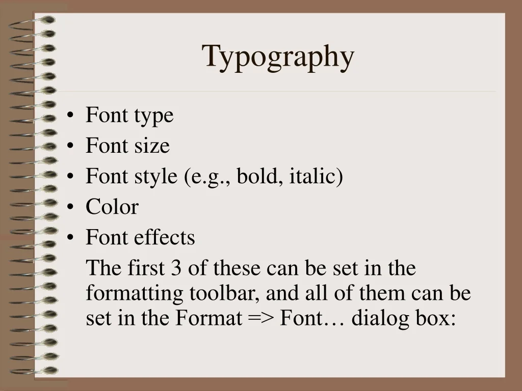 PPT - Typography PowerPoint Presentation, free download - ID:9615489