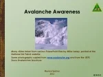 PPT - Avalanche Safety PowerPoint Presentation, free download - ID:1963512