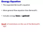 PPT - The Energy Equation PowerPoint Presentation, free download - ID ...