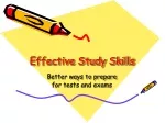 PPT - Effective Study Skills PowerPoint Presentation, free download ...
