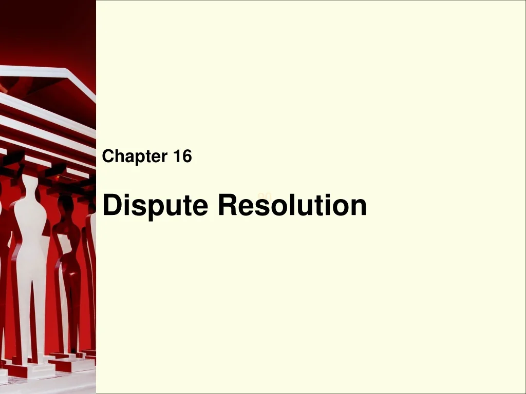PPT - Dispute Resolution PowerPoint Presentation, free download - ID ...