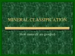 PPT - BACKGROUND: FORMATION AND CLASSIFICATION OF MINERAL DEPOSITS ...