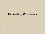 PPT - Redundancy and Wordiness in Writing PowerPoint Presentation, free ...