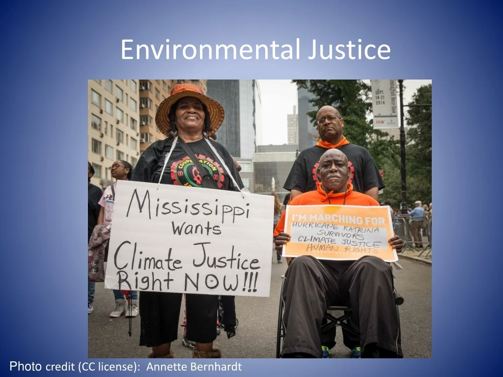 PPT - History of Environmental Justice: From Past to Present Advocacy ...