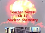 PPT - Nuclear Stability Notes PowerPoint Presentation, free download ...