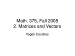 PPT - Vectors and Matrices PowerPoint Presentation, free download - ID ...