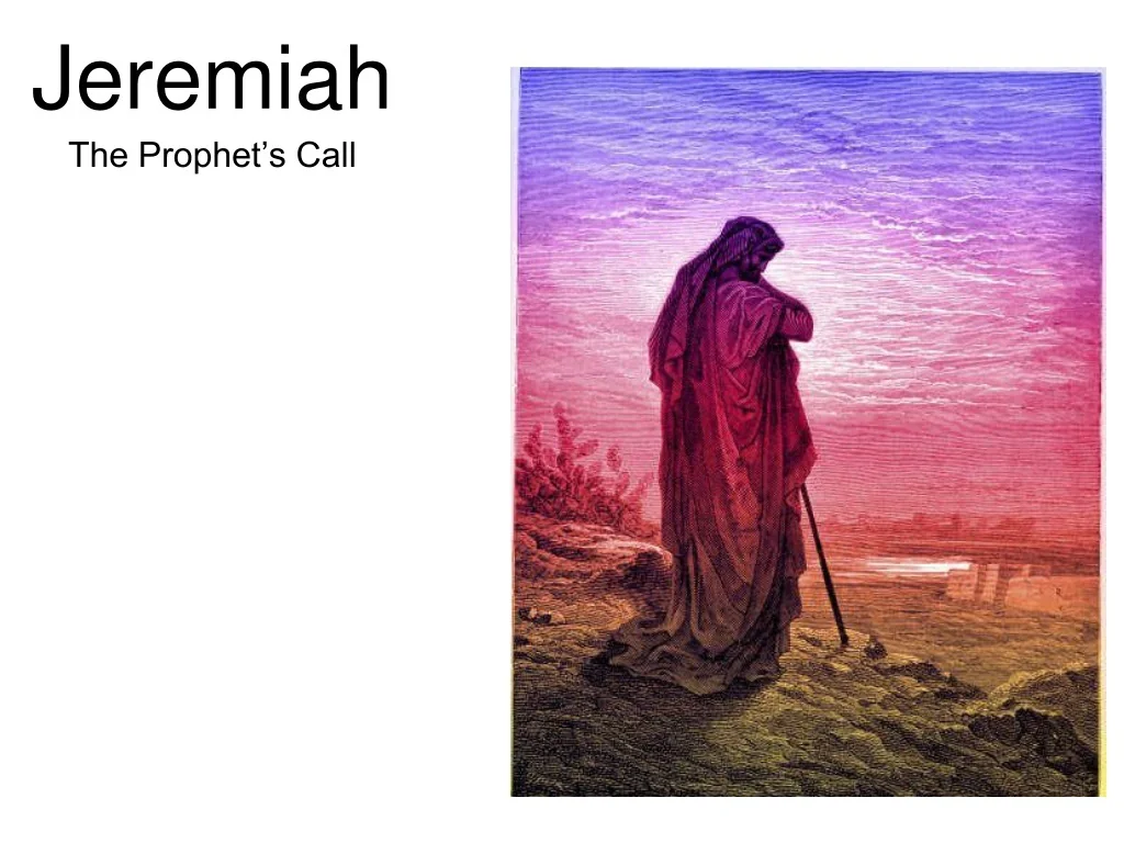 PPT - Jeremiah: The Prophet's Call and Josiah's Reign in 2 Chronicles ...