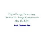 PPT - CS589-04 Digital Image Processing Lecture 8. Image Compression ...