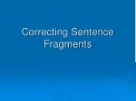 PPT - Sentence Fragments PowerPoint Presentation, free download - ID ...
