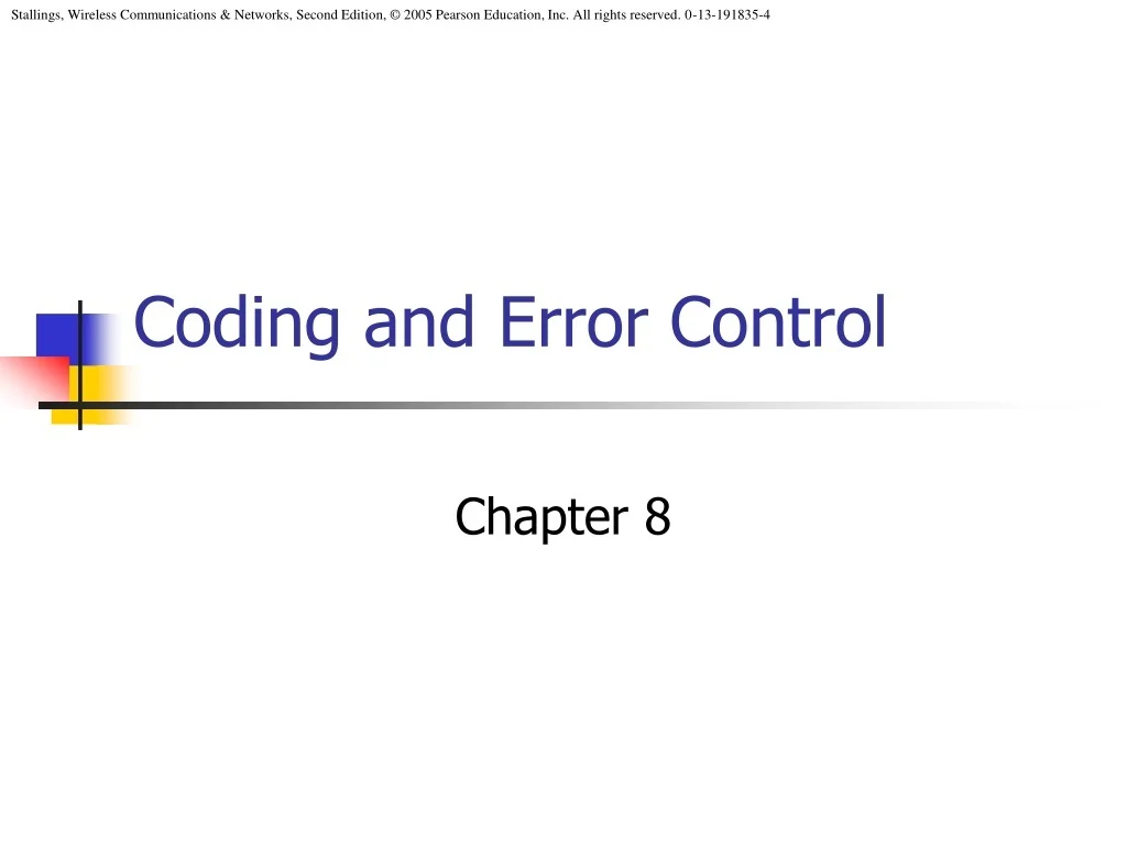 PPT - Advanced Error Control Techniques for Data Transmission ...