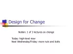 PPT - Week 2 Design Examples and Designing for Change PowerPoint ...