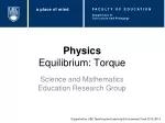 PPT - Torque Principles of Physics PowerPoint Presentation, free ...