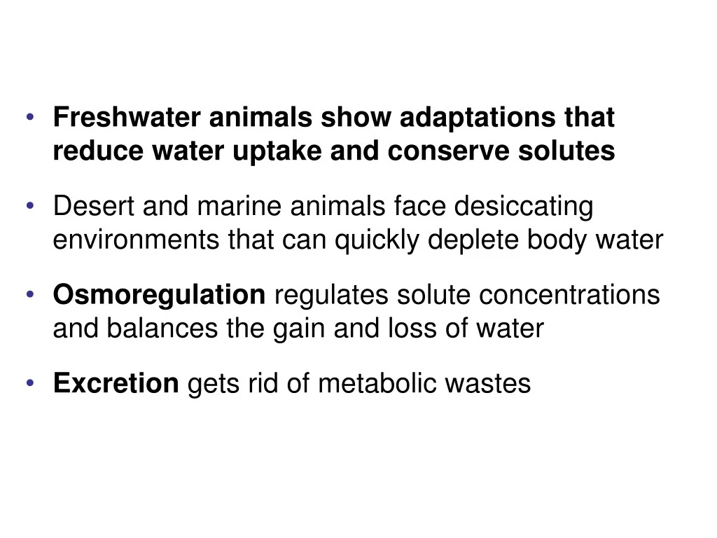 PPT - Osmoregulation in Freshwater and Marine Animals PowerPoint ...