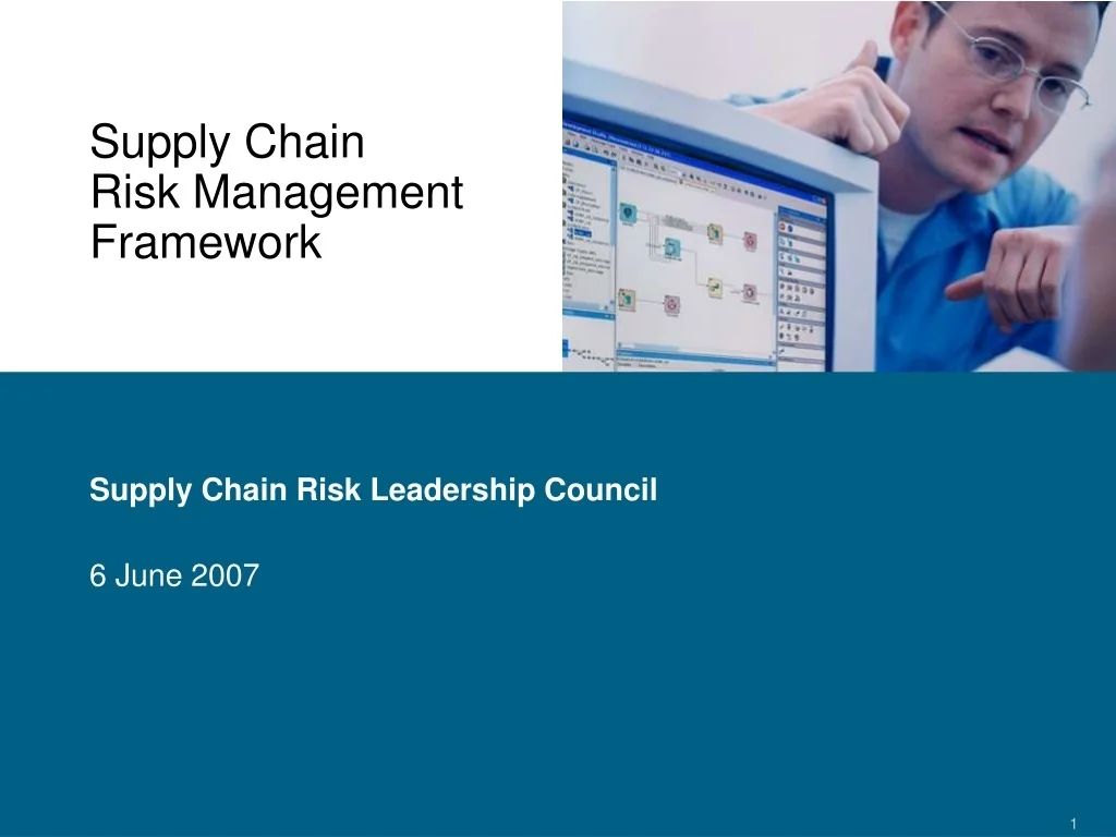 PPT - Effective Supply Chain Risk Management Framework for SCLRC ...