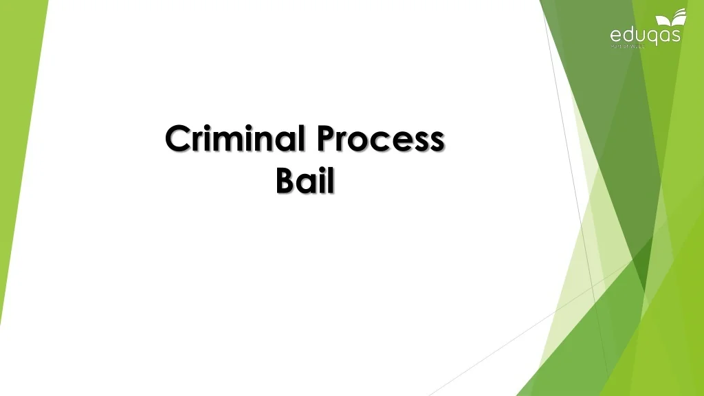 PPT - Criminal Process Bail PowerPoint Presentation, free download - ID ...