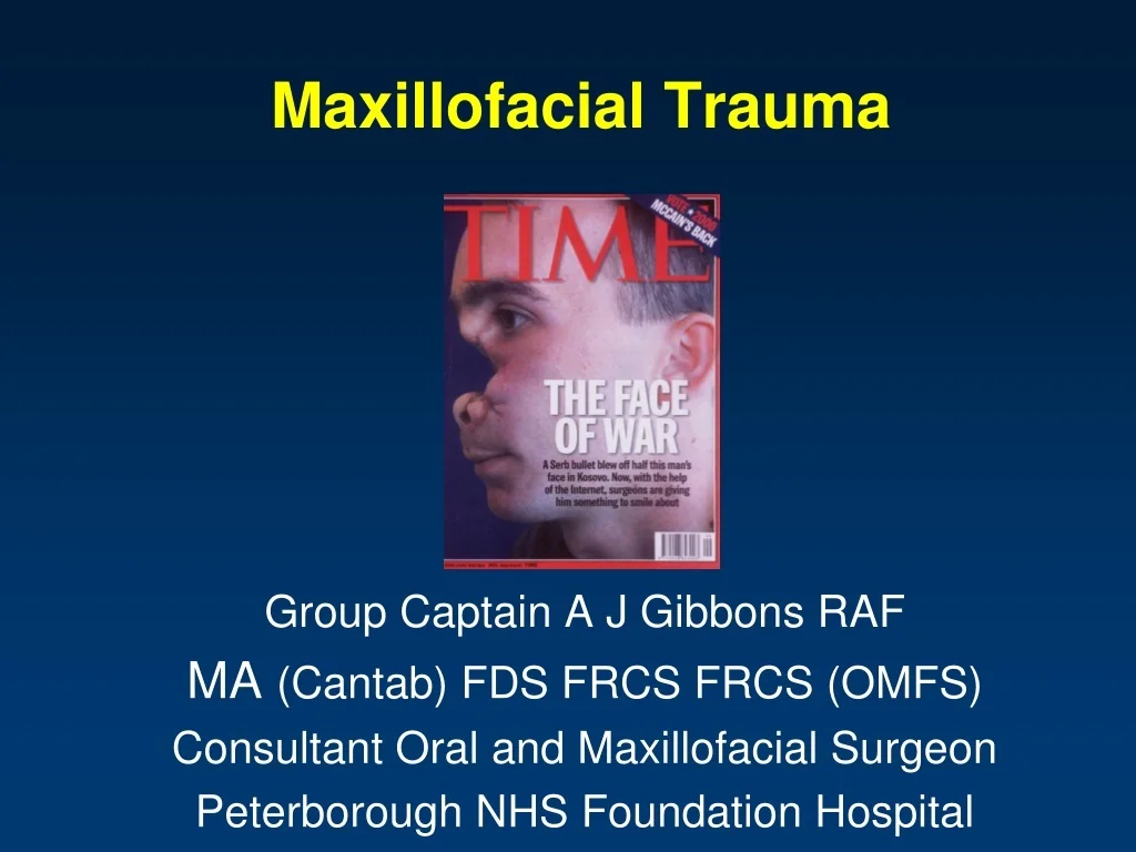 PPT - Maxillofacial Trauma PowerPoint Presentation, free download - ID ...