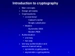 PPT - Introduction to Cryptography PowerPoint Presentation, free ...