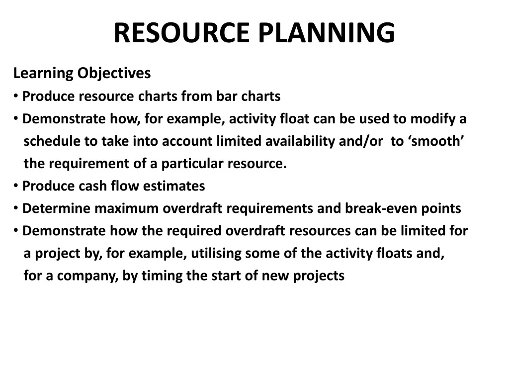 PPT - Resource Planning Techniques for Project Management Success ...