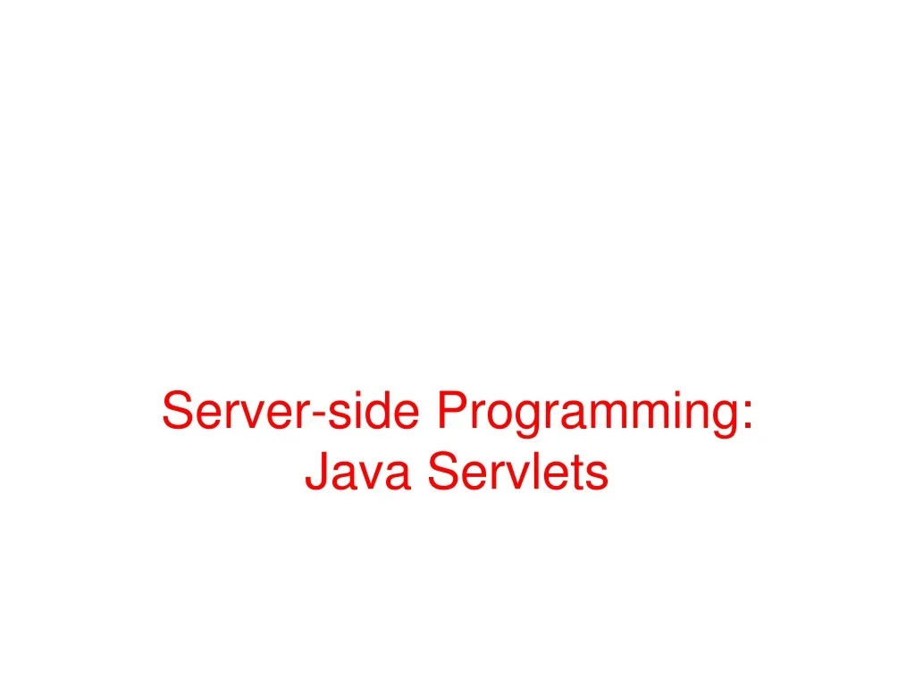PPT - Java Servlets: Creation, Implementation, and Integration ...