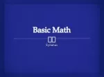 PPT - BASIC MATH PowerPoint Presentation, free download - ID:9406885