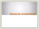 PPT - Introduction to General Anesthesia PowerPoint Presentation, free ...