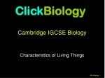 PPT - Cambridge IGCSE Biology Extended Level PowerPoint Presentation ...
