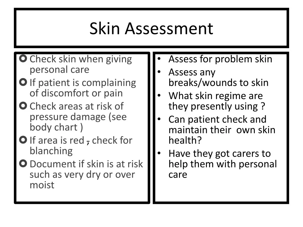 PPT - Skin Assessment PowerPoint Presentation, free download - ID:9635322
