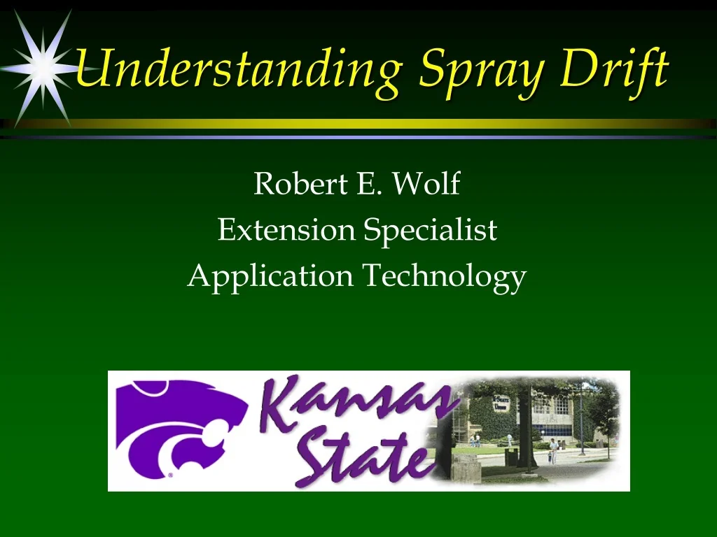 PPT - Spray Drift and Prevention Techniques PowerPoint Presentation ...