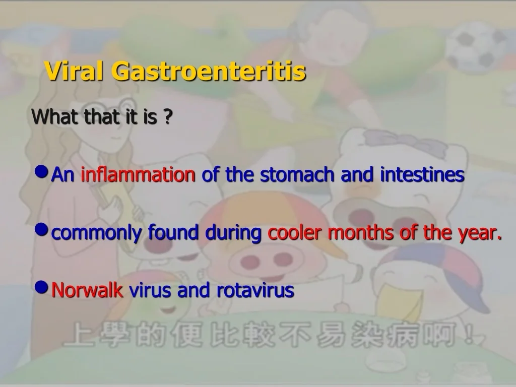 PPT - Understanding Viral Gastroenteritis: Symptoms, Transmission, and ...