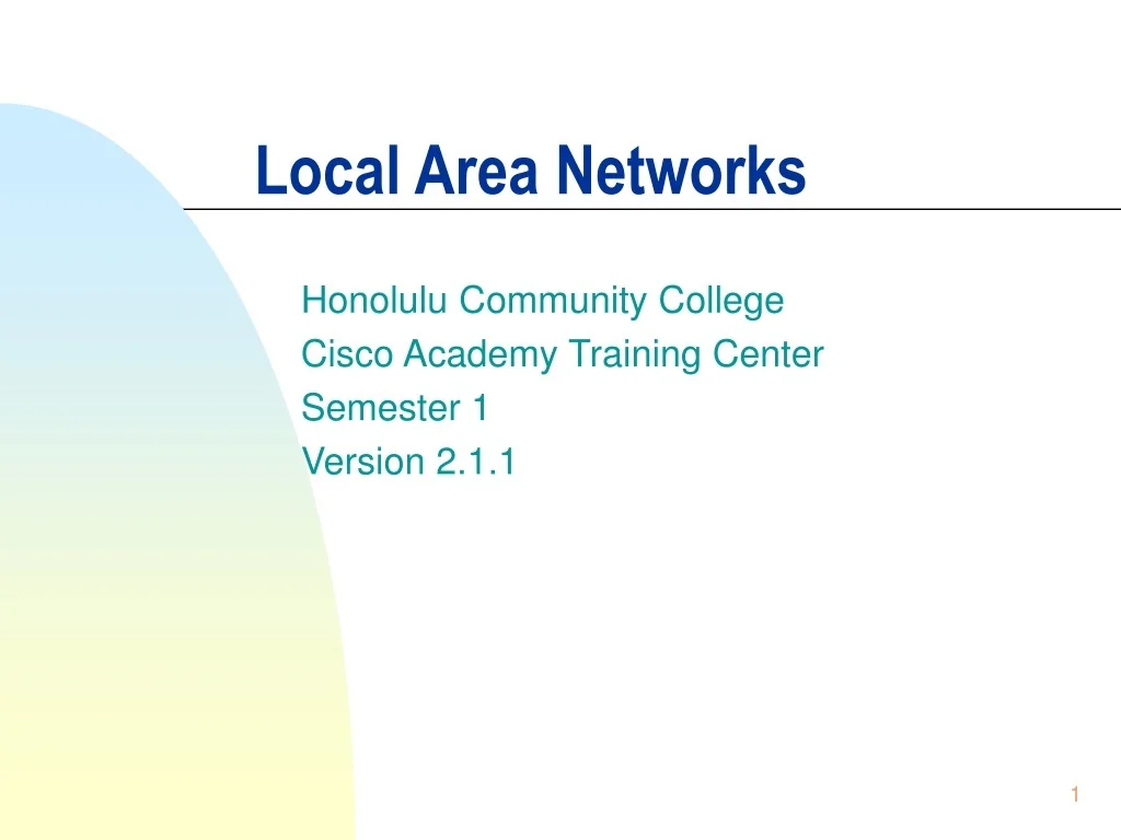 PPT - Local Area Networks PowerPoint Presentation, free download - ID ...