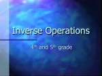 PPT - Inverse operations PowerPoint Presentation, free download - ID ...