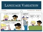 PPT - Language Variation and Change PowerPoint Presentation, free ...