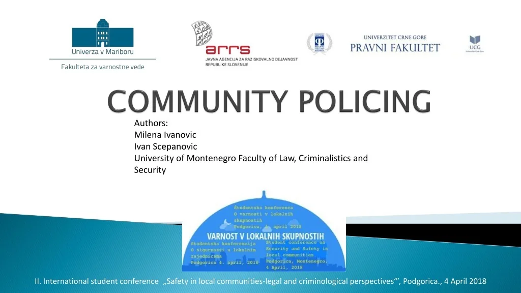 PPT - COMMUNITY POLICING PowerPoint Presentation, free download - ID ...