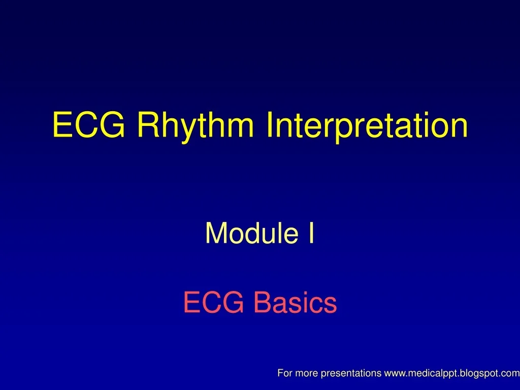 PPT - ECG Rhythm Interpretation: Understanding Normal and Abnormal ...