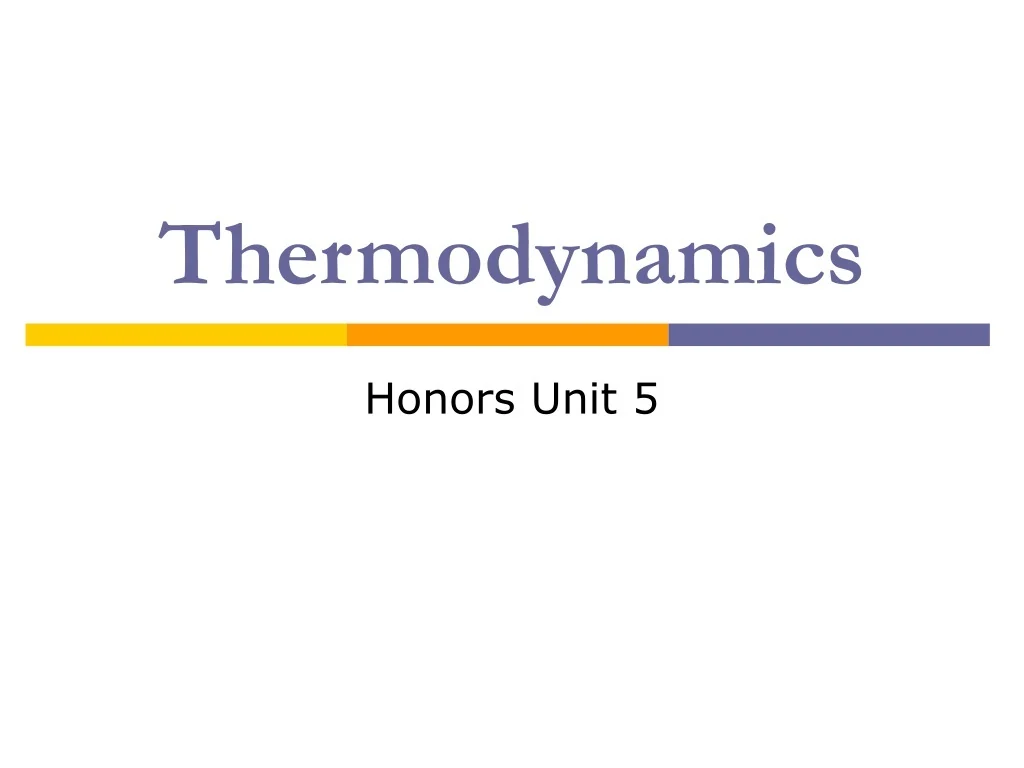 PPT - Thermodynamics PowerPoint Presentation, free download - ID:9637951