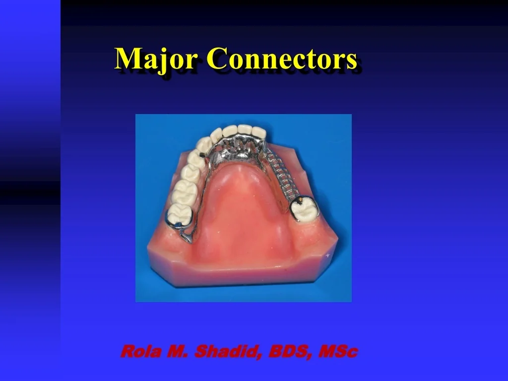 PPT - Major Connectors PowerPoint Presentation, free download - ID:9638470