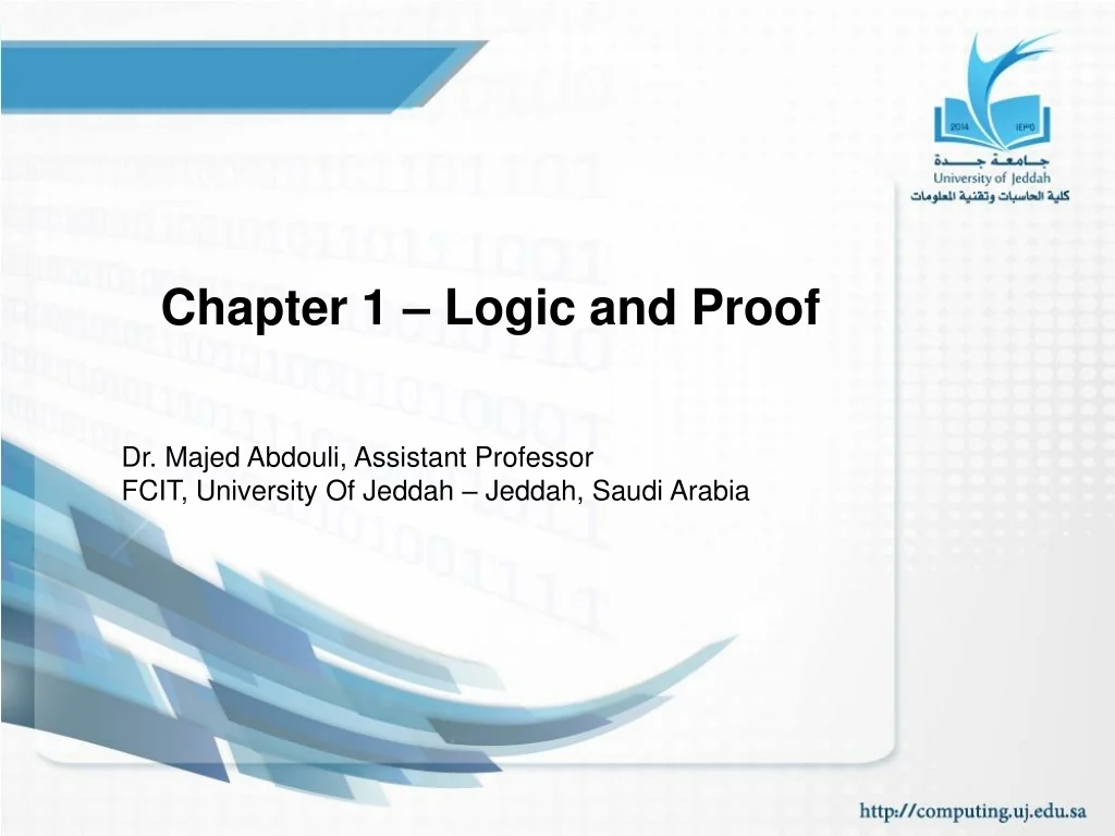 PPT - Chapter 1 – Logic and Proof PowerPoint Presentation, free ...