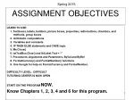 PPT - ASSIGNMENT OBJECTIVES PowerPoint Presentation, free download - ID ...