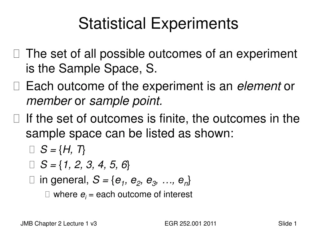 PPT - Exploring Statistical Experiments and Probabilities PowerPoint ...