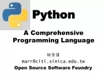 PPT - Elements of Python Programming Language PowerPoint Presentation ...