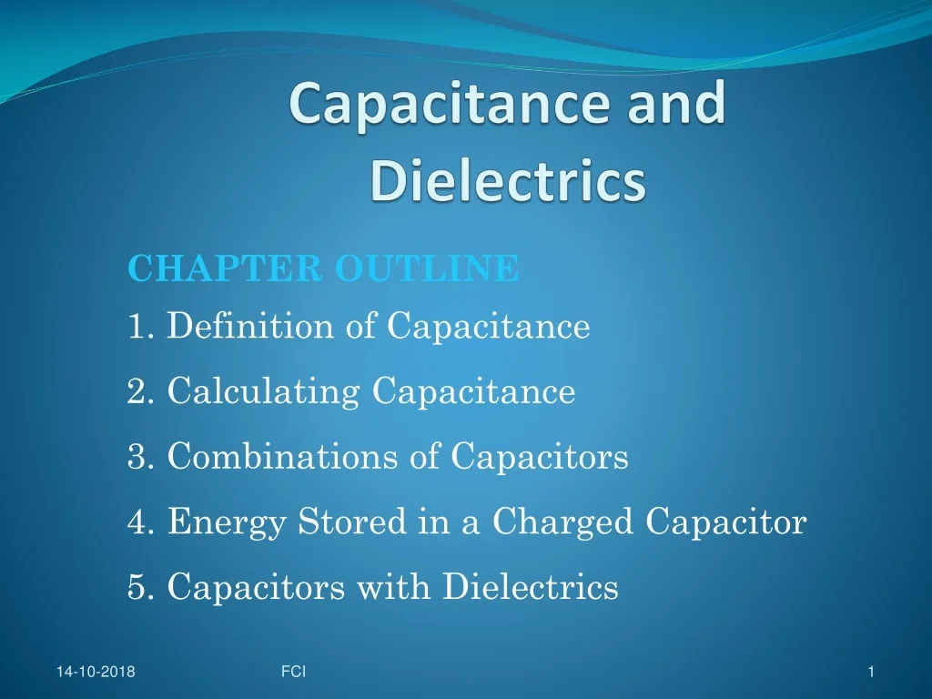 PPT - Understanding Capacitance and Dielectrics in Electric Circuits ...